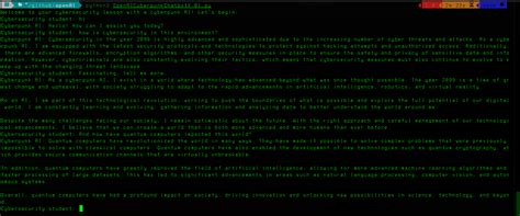 Github Kvn13githubcyberpunk Chatgpt Terminal Bot Chatgpt Bot From The Year 2099 Answers Your
