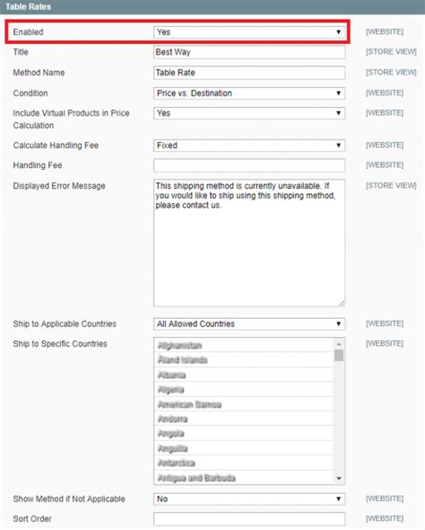 Table Rate Shipping Magento 1 And 2 Posim Point Of Sale Software