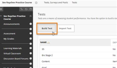 Blackboard Creating Test Questions Offline Blackboard Help For Staff University Of Reading