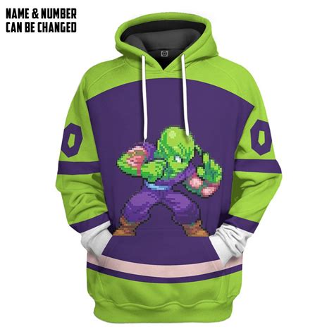 Dbz Piccolo Custom Name Custom Number Costume Hoodie Sweatshirt T Shirt Sweatpants Tracksuit
