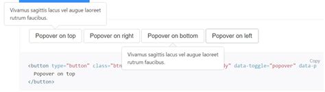 Bootstrap Popover Custom Template Williamson
