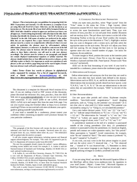 Template For Preparing A Manuscript For Ieee Photonics Journal Doc Template Pdffiller Template For Preparing A Manuscript For Ieee Photonics Journal Doc Template Pdffiller