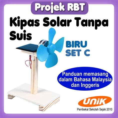 Unik Rbt Kssr Kssm Kipas Solar Diy Stem Projek Reka Bentuk Teknologi Tahun 5 Diy Solar