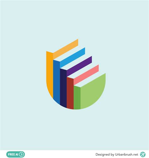 책 아이콘 일러스트 Ai 무료다운로드 Free Book Icon Urbanbrush 도서관 로고 독서 포스터 도서관 포스터