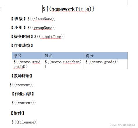 Freemarkerasposeword实现模板生成word并转成pdf
