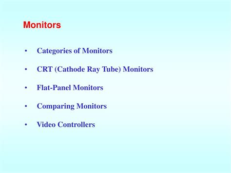 Ppt Monitors And Sound Systems Powerpoint Presentation Free Download Id737699