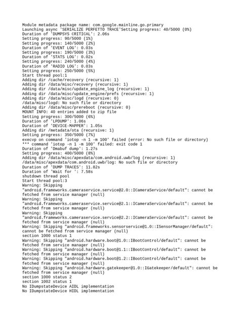 Android Log Analysis And Debugging Report Pdf Computer Engineering