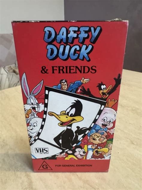 Vhs Originale Daffy Duck And Friends General Exhibition Anni 80 Da