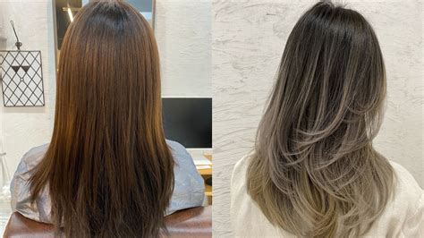 촌스러운 컬러 고급스러운 옴브레염색으로 변신하기 Before8after Youtube