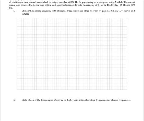 solved a continuous time control system had its output