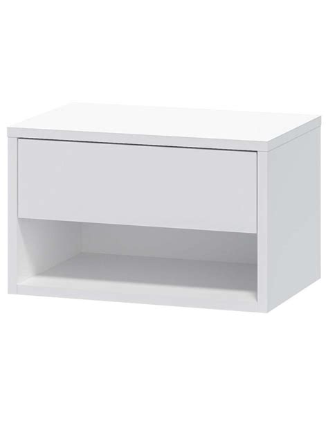 ᐉ Тумба приліжкова Світ меблів Мила навісна ДСП 2 шт Білий • Краща ціна в Києві Україні