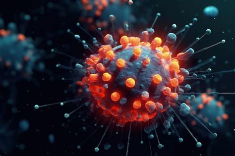 Premium Ai Image Structure Of The Atom Nucleus Protons Netrons Electron Particles Under The