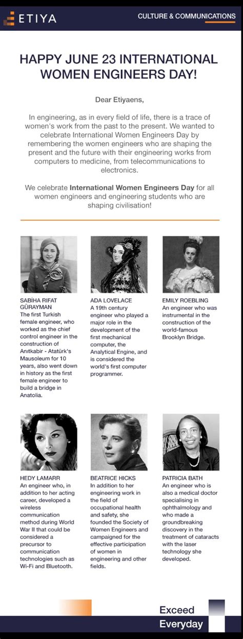 Seren Aşkın Linkedin‘de Dünya Kadın Mühendisler Günümüz Kutlu Olsun 🙏