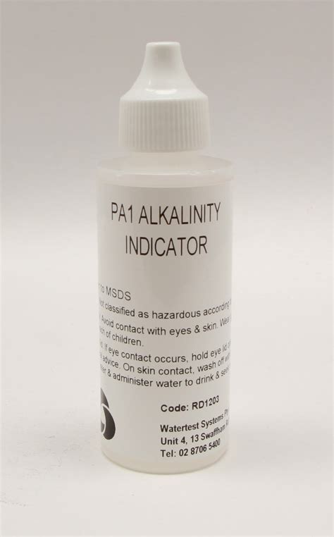Pa1 Alkalinity Indicator