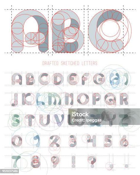 건축 스케치 문자 집합입니다 벡터 청사진 스타일 글꼴 알파벳 건설 산업에 대한 스톡 벡터 아트 및 기타 이미지 건설 산업 컴퓨터 글자 청사진 Istock