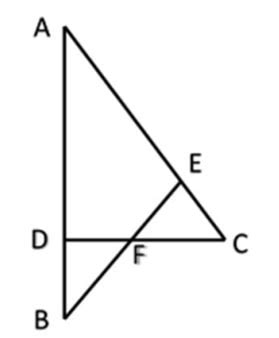 In The Given Figure CEF CFE F Is The Midpoint Of DC Prove