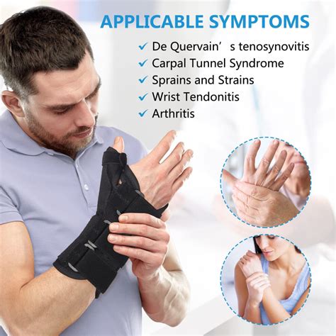 Wrist And Thumb Support De Quervains Tenosynovitis Splint Thumb