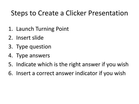 Ppt Using Clickers In The Classroom Powerpoint Presentation Free