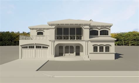 Tuscan Home 3d Rendering Camera Option 2 Goldman 3d Renderings