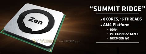 Amd Zen Cpu Details Revealed Faster Than Intel Broadwell E Mygaming