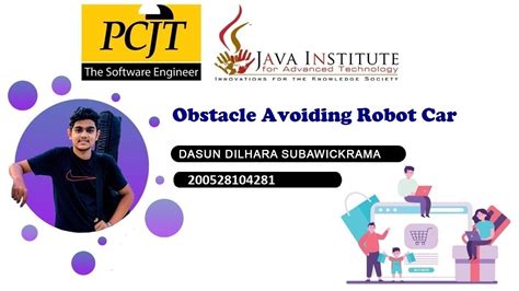 Obstacle Avoiding Robot Bluetooth Arduino Java Institute Pcjt