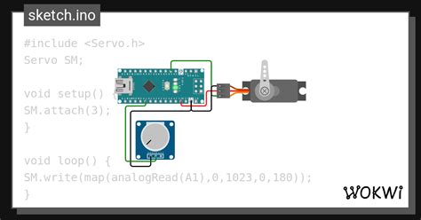 Ejercicio Servo 2 Wokwi Esp32 Stm32 Arduino Simulator