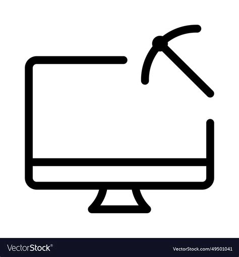 Data Mining Or Extracting From Desktop Royalty Free Vector