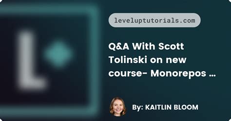 Qanda With Scott Tolinski On New Course Monorepos With Pnpm