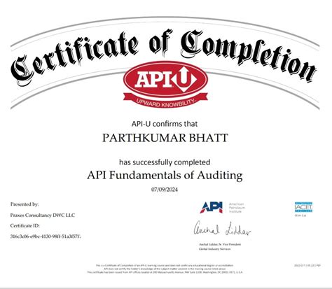 Parth Bhatt On Linkedin I Am Thrilled To Share That I Have Successfully Completed The Api U
