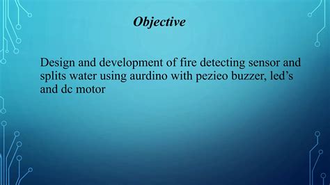 Fire Detection Sensor Projectpptx With Main Pptx