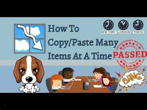 HOW TO COPY AND PASTE MULTIPLE ITEMS USING CLIPBOARD YouTube