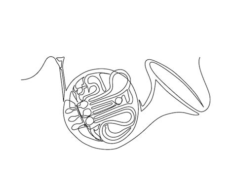 French Horn Sketch