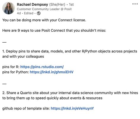 Posit Pbc On Linkedin Posit Connect Posit