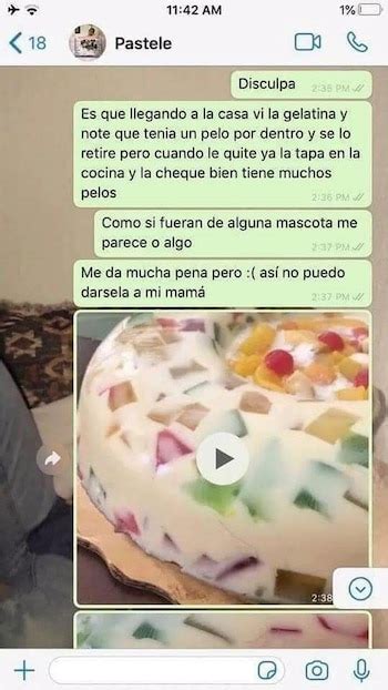 Pidió Una Torta Por Internet Le Llegó Con Pelos Y La Respuesta De La