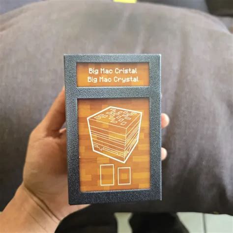 Figura Minecraft Bic Mac Cristal Mc Donalds Mercadolibre