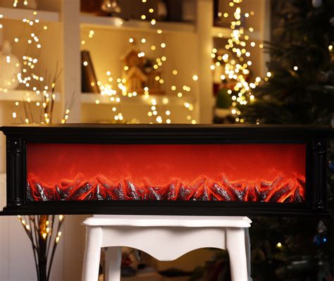 დეკორატიული სანათი ბუხრის ვიზუალით Happy 08