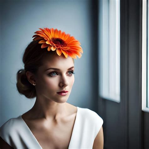 Premium Ai Image Beautiful Flower Headshot Still Life