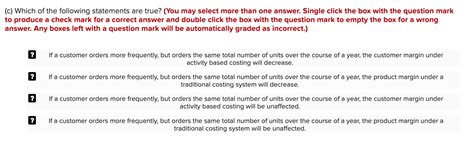 Solved C Which Of The Following Statements Are True You