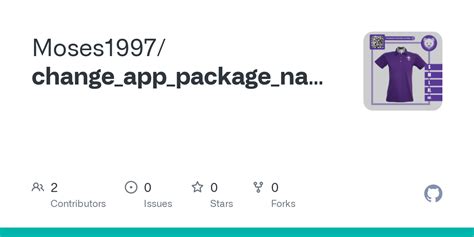 GitHub Moses Change App Package Name Splash