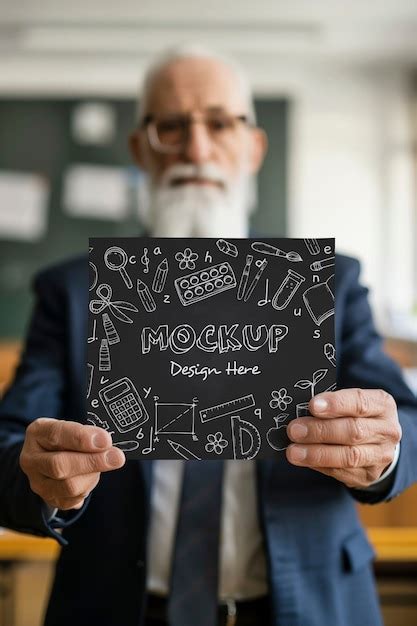 Premium Psd Poster Mockup In Class