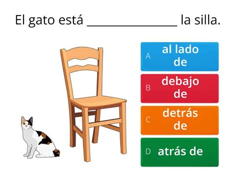 Preposiciones De Lugar Cuestionario