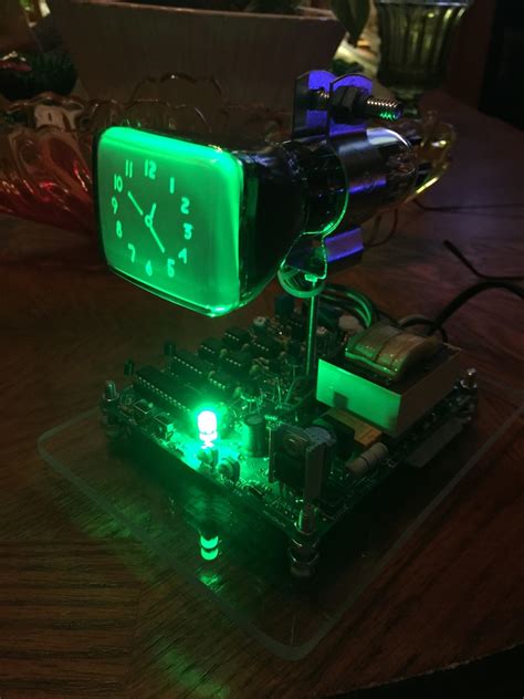 Oscilloscope Clock Or Scope Clock Analog Design Cathode Ray Tube