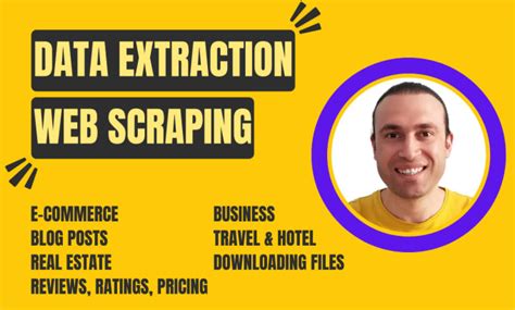 do web scraping and data extraction for any website by emozdal fiverr