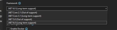 No me aparece la opción ASP NET Core EDteam