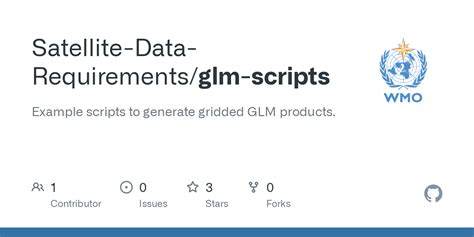 github satellite data requirements glm scripts example scripts to