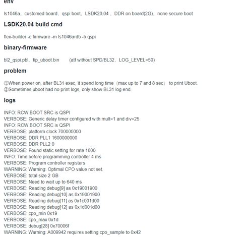 solved ls1046a long time to load print uboot nxp community