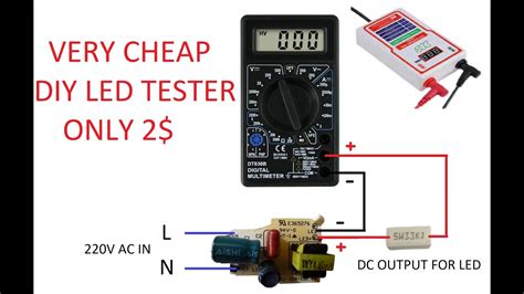 HOW TO MAKE LED TESTER UNIVERSAL LED TESTER САМОДЕЛЬНЫЙ СВЕТОДИОДНЫЙ ТЕСТЕР YouTube