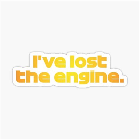 Ric Ive Lost The Engine Best Team Radio Monza Gp 2022 Original Black Bg Sticker For