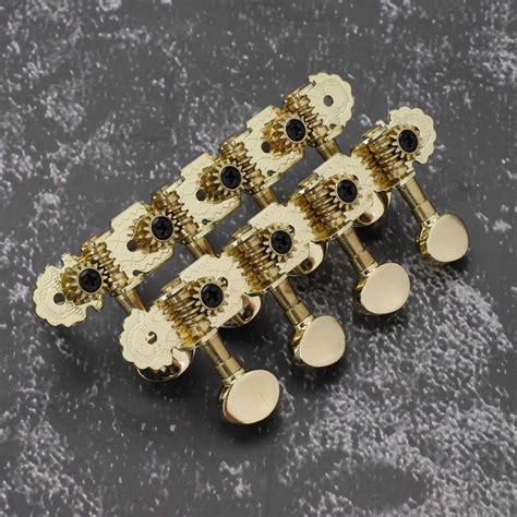 1 Pairs Gold Mandolin Machine Heads Tuning Pegs Me Grandado