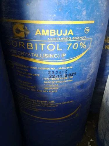 Liquid Sorbitol Solution 70 Ip At ₹ 45 Kg In Chakdaha Id 2853246843833